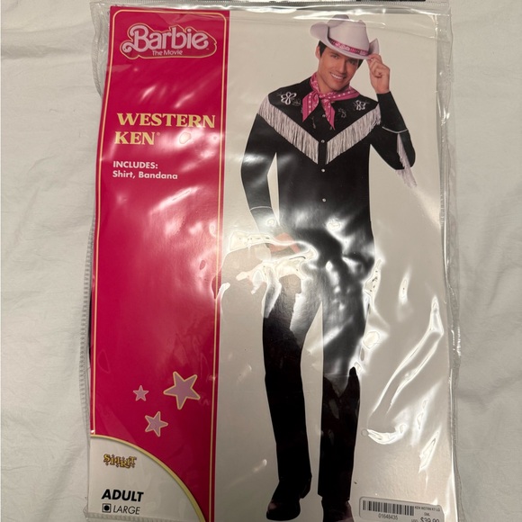 Other | Large Cowboy Ken Barbie Costume | Poshmark